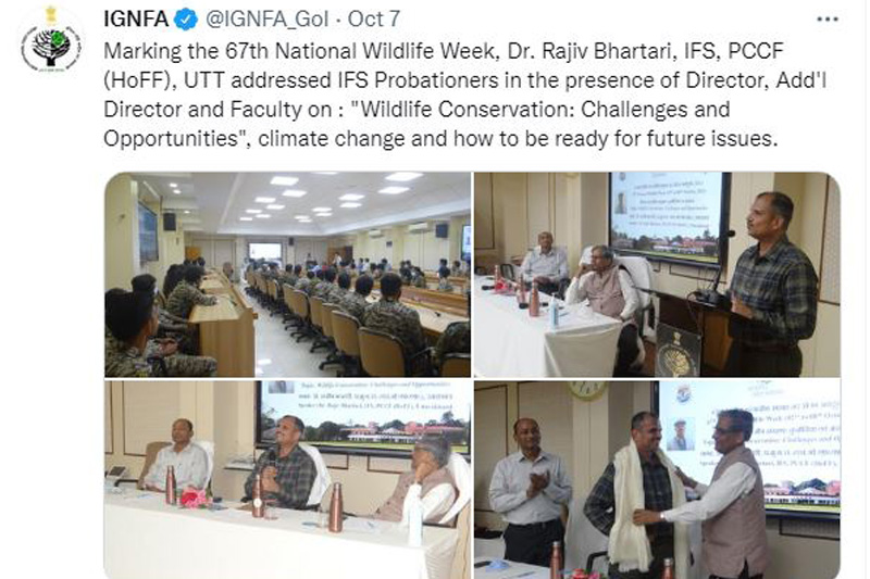 Welcome to Indira Gandhi National Forest Academy, Dehradun